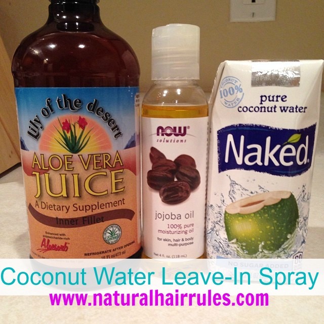 Natural Hair Rules!!! — DIY Coconut Water Moisturizing Leave-In Spray