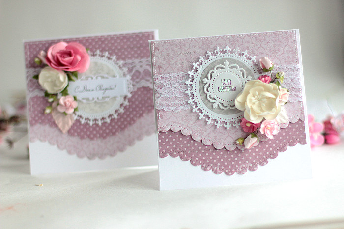 Layered Curved Borders with Your Cards - Spellbinders Blog